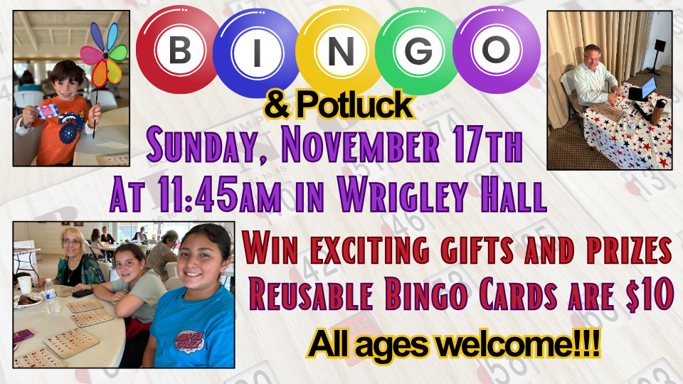 Potluck & Bingo | Unity San Diego